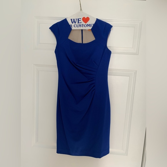 Calvin Klein | Dresses | Calvin Klein Rich Blue Dress | Poshmark